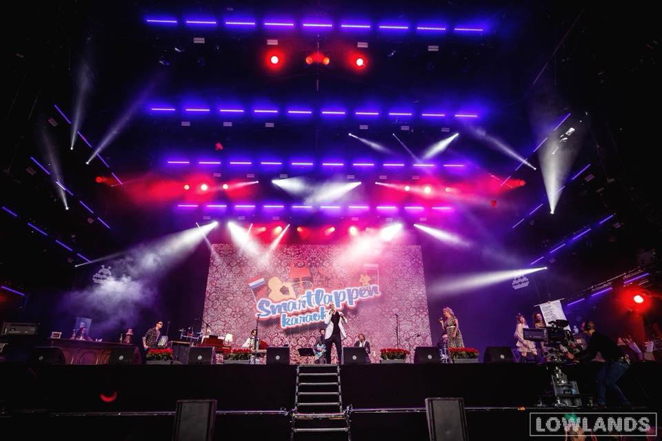 De Alpha main stage tijdens Lowlands 2018 vol met GLP fixtures - Senci